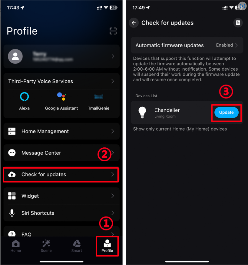 If you do not receive an update prompt or the upgrade fails, please ...